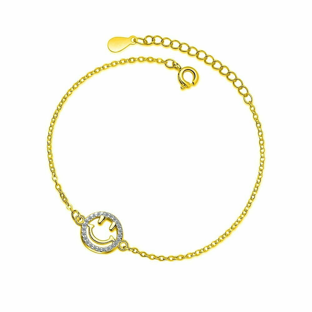 Браслет-цепочка, стразы