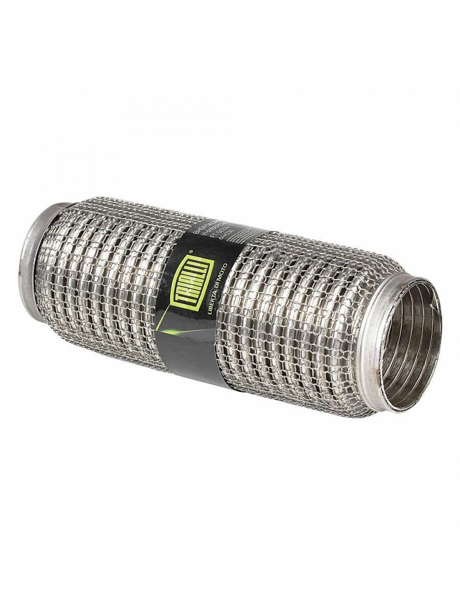 Виброкомпенсатор вых. трубы (Гофра) 64x230 Hydra/Wire Mesh (нерж. сталь) (FT 0034), TRIALLI FT0034