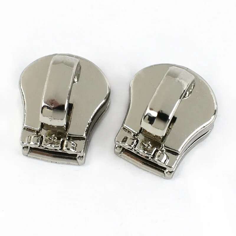 Металлические бегунки для молний Meetee 5# 8# 10# 20-50 шт. No5, Silver, 50Pcs