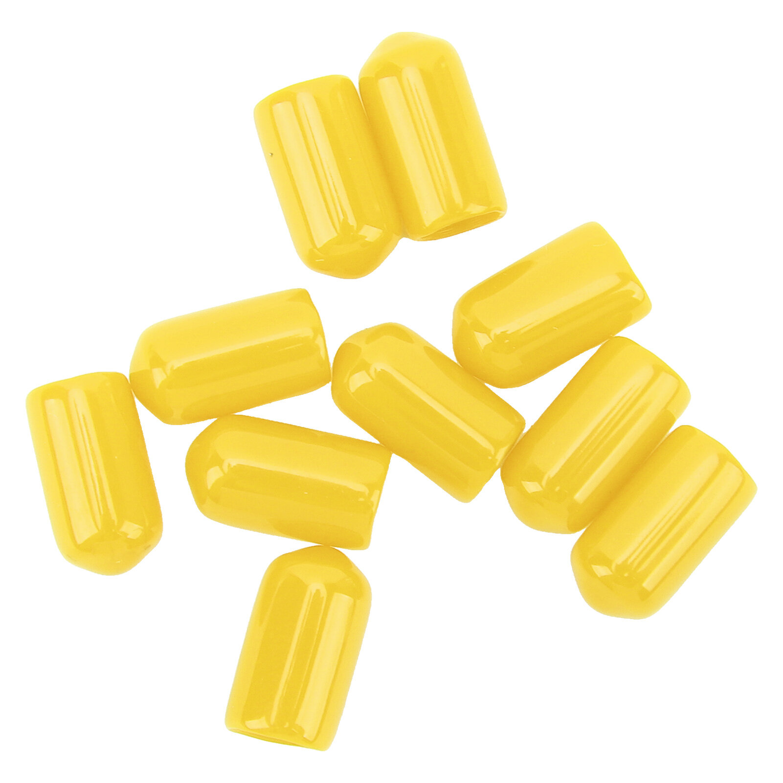 20 шт. 6 мм штуцер для прокачки тормозного суппорта, ПВХ-пылезащитный колпачок, высокая прочность для тормозных систем большинства транспортных средств, желтый