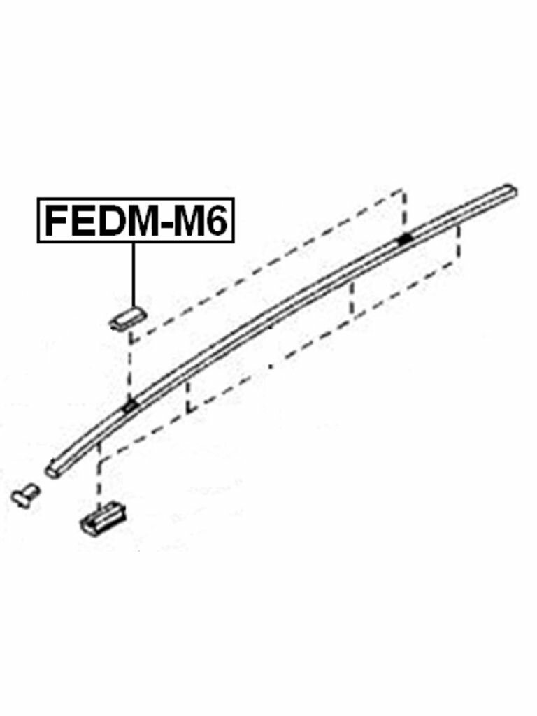 Заглушка в молдинг крыши MAZDA FEDM-M6 FEBEST.