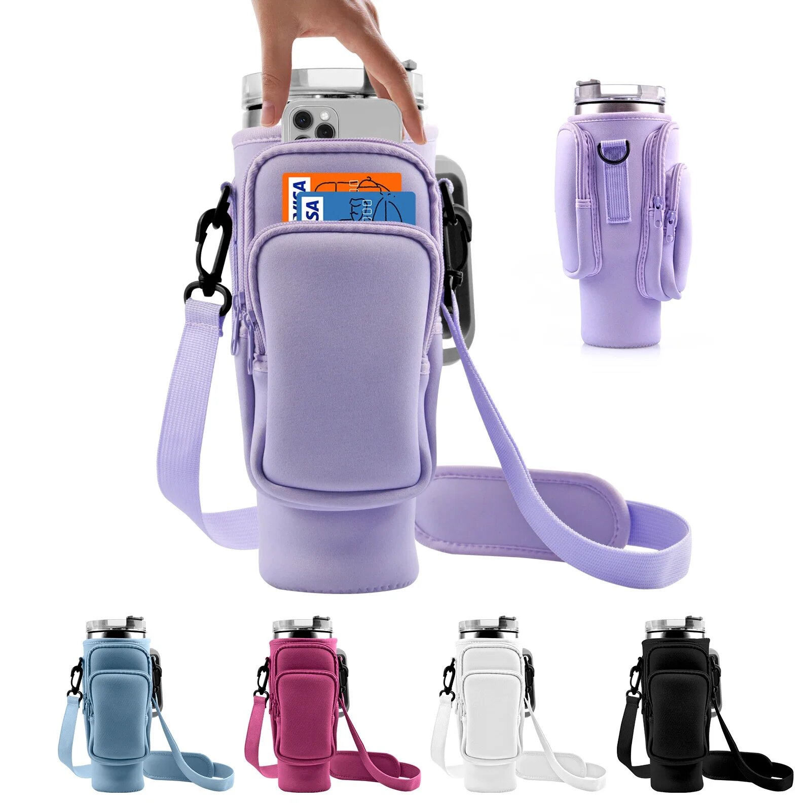 Чехол для термокружки Stanley, purple 30oz