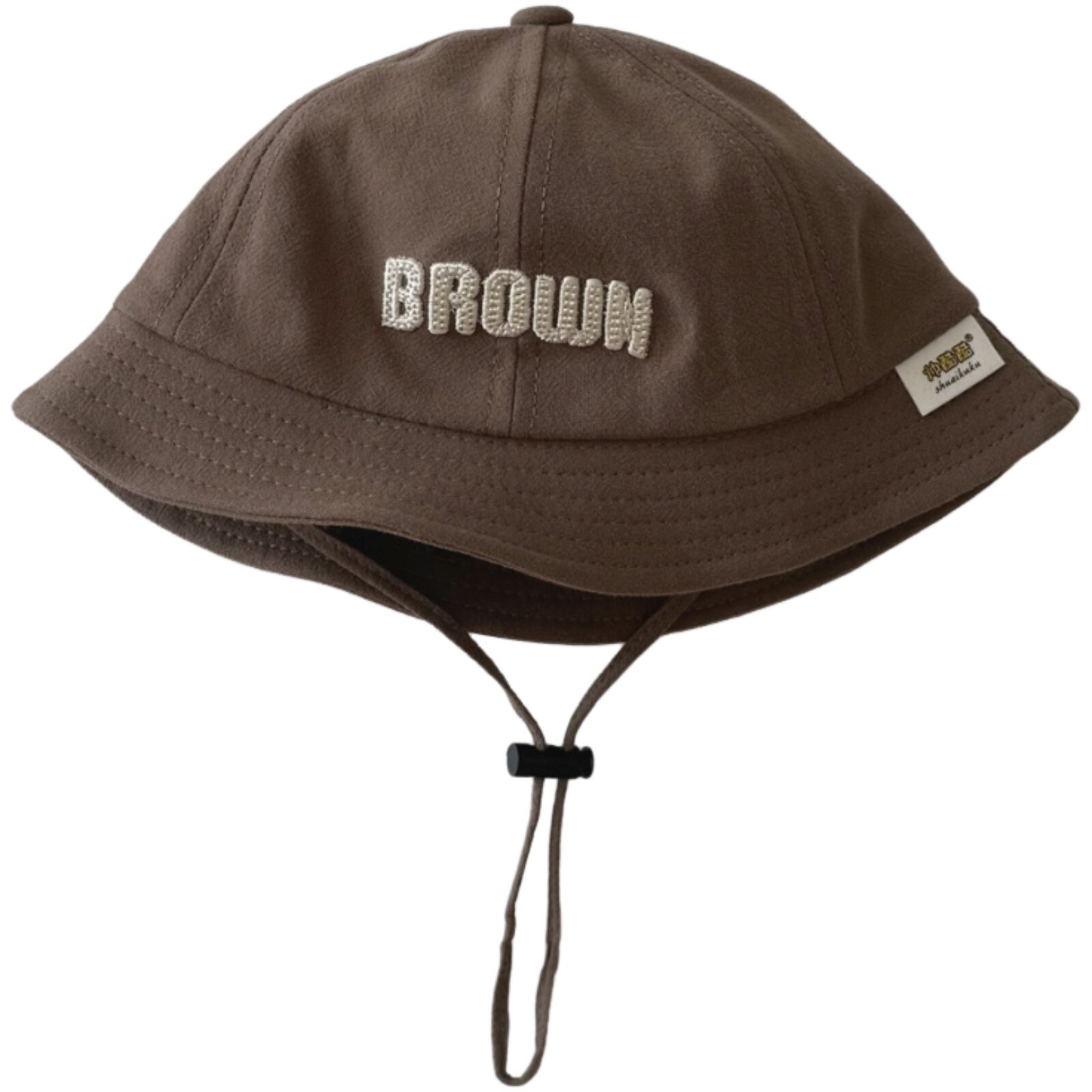 Шапка для рыбалки детская с алфавитной вышивкой солнцезащитная, обхват головы 47-49 см, подходит для возраста 8 месяцев-3 года, сезон весна и осень, ширина козырька 4 см, не регулируемая эластичность