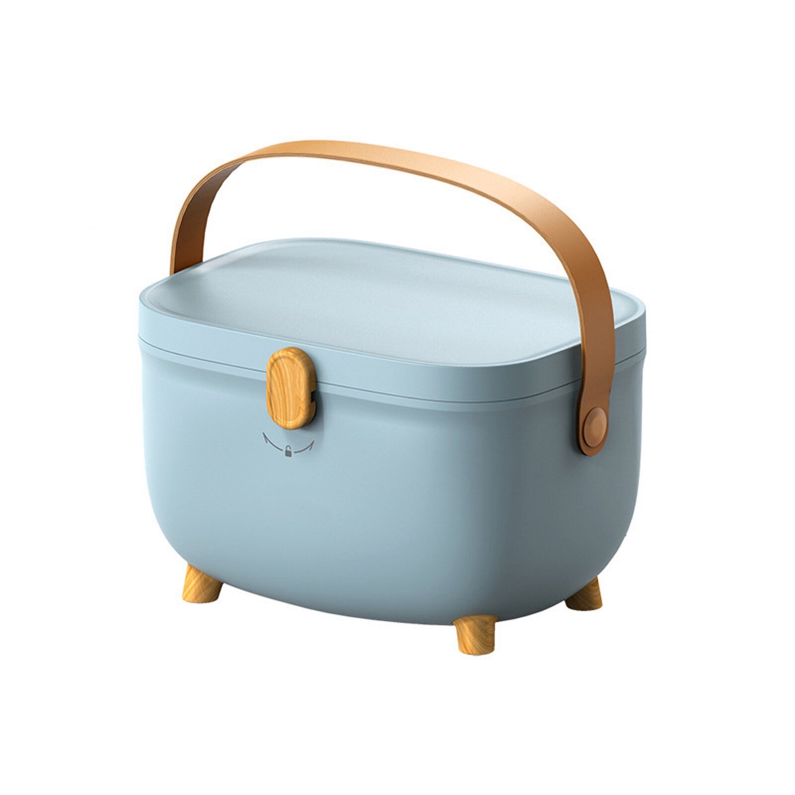 Пластиковая лекарственная коробка овальный двойной слои многосел