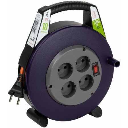 Удлинитель на катушке ЭРА BPx-4-2x0,75-10m Б0052923