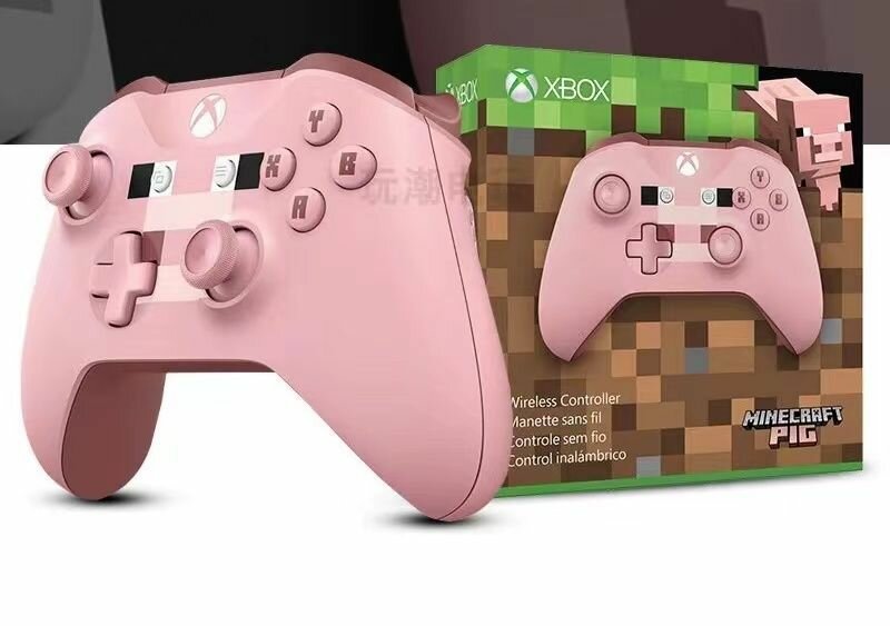 Геймпад XBOX oneS/X-Мой мир Розовый поросенок