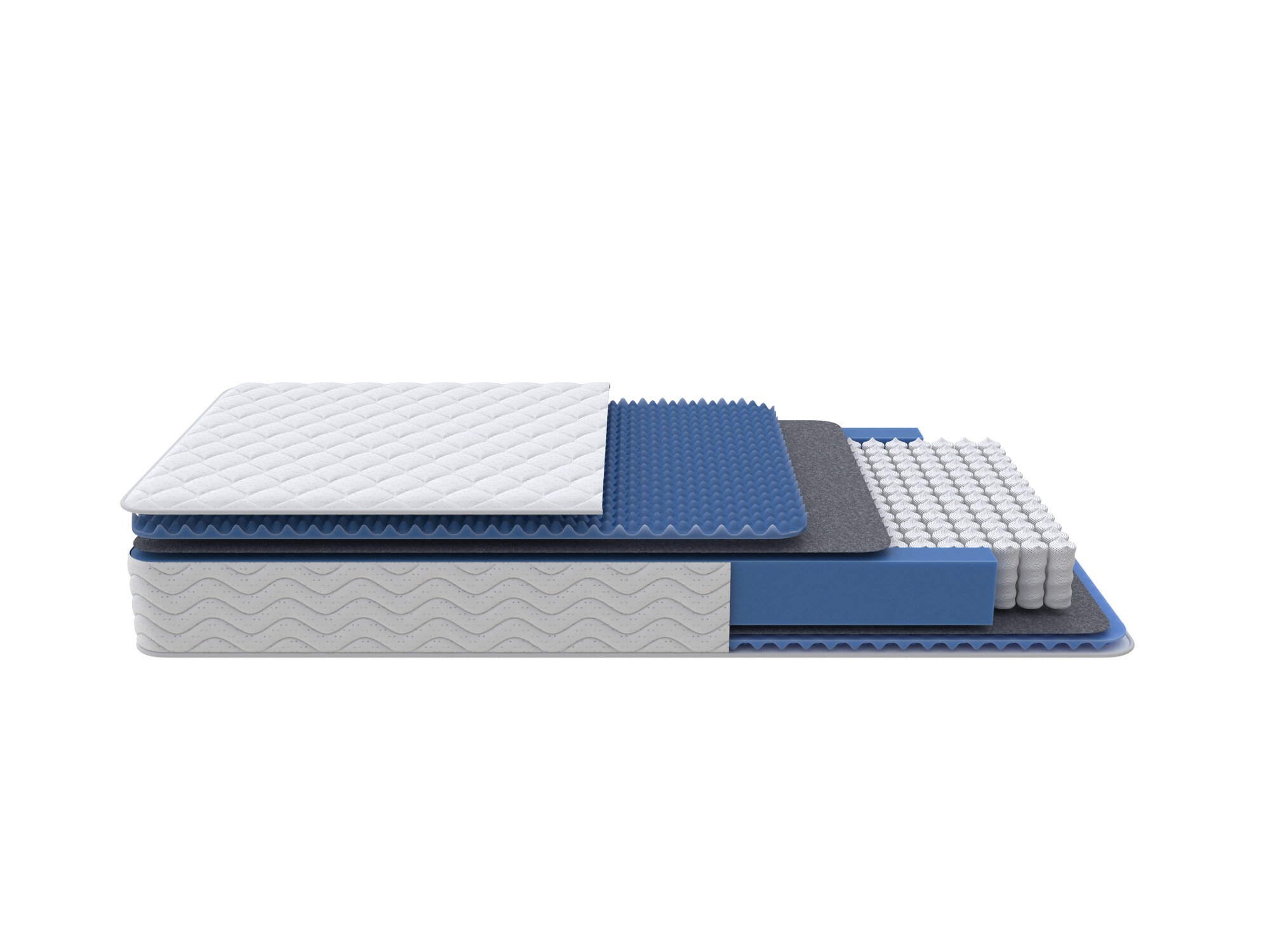 Матрас Бата-М Start, беспружинный, ортофом ST1825, EVS500, 80х190х19 см