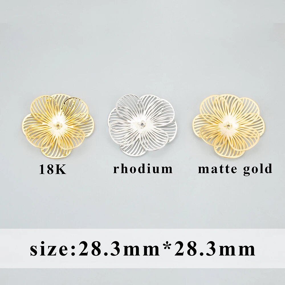 GUFEATHER подвески из 18-каратного золота с родиевым покрытием 18k gold plated, MG4108