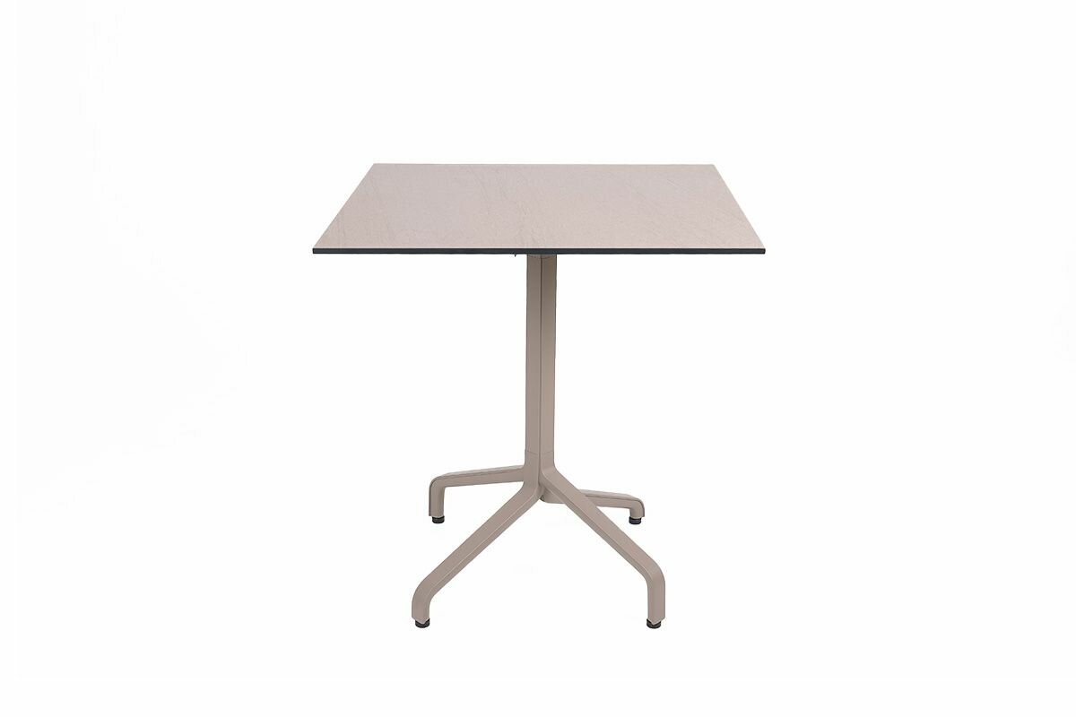 Стол складной квадратный NARDI Frasca Mini 70*70 Тортора Размеры: Высота 730мм Глубина 700мм Ширина 700мм