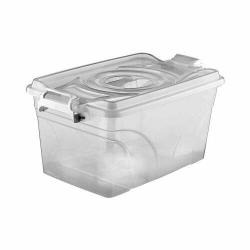 Контейнер для пищевых продуктов с крышкой, полипроп,9л, высота 21, длина 36, ширина 18см, прозр.