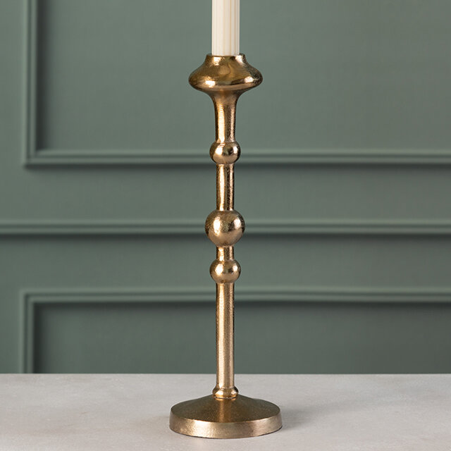 Декоративный подсвечник для одной свечи Campo Gold 30 см, Edelman, 1124937