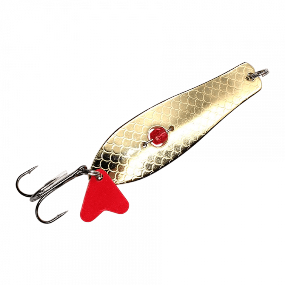 Блесна колеблющаяся Namazu Diamond, цвет 02 (латунь) - размер 9.3 см