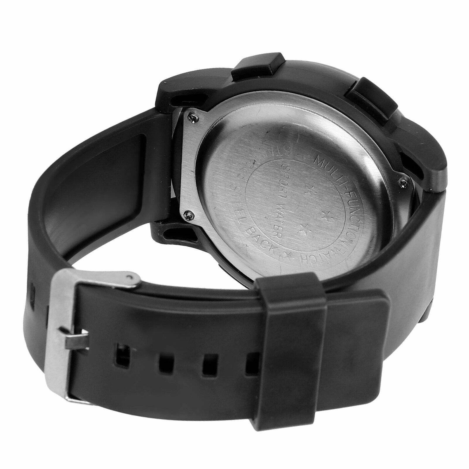 Мужские цифровые спортивные часы Водонепроницаемый секундомер Noctilucence Alarm Dual Time Watch для мужчин
