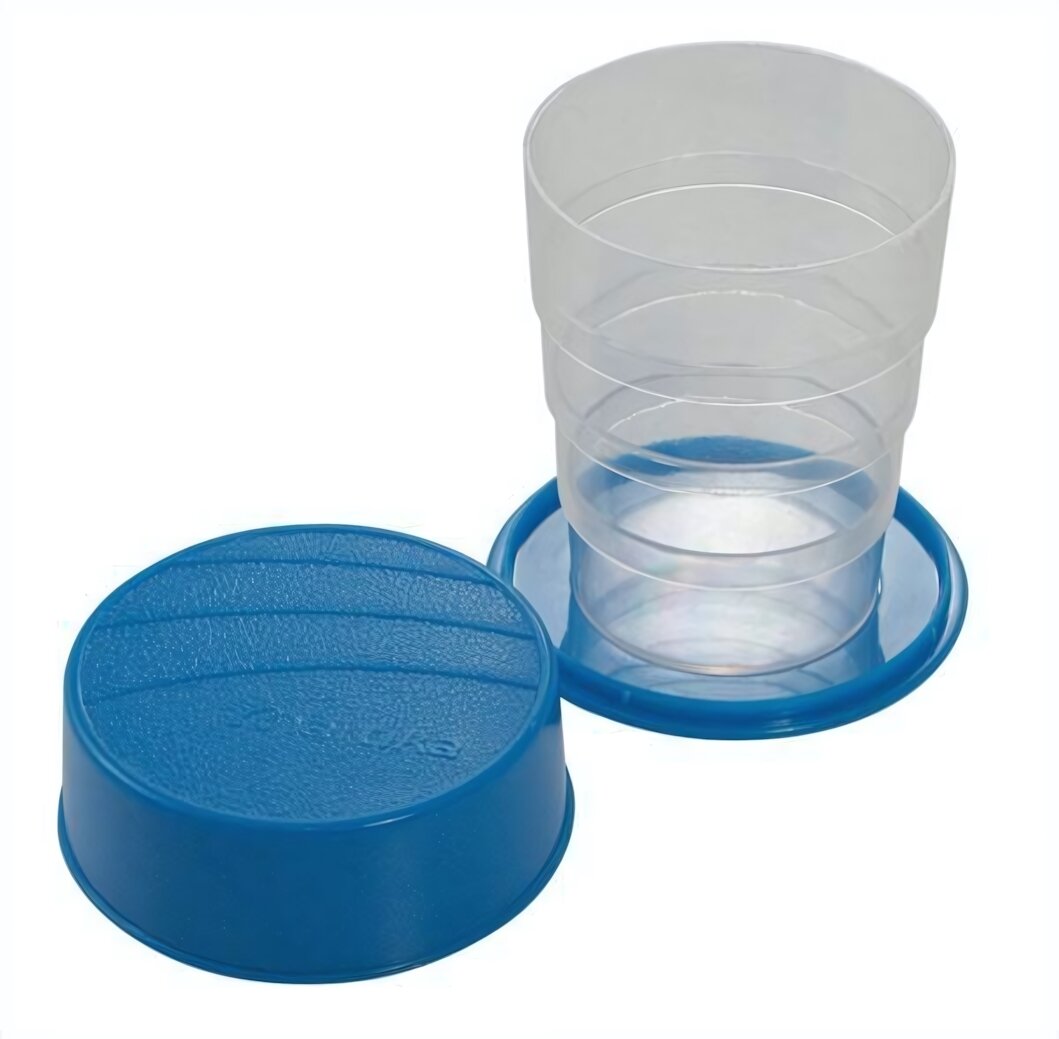 Складной дорожный стаканчик 'Дринк' 0,14л, компактный, пластиковый, для путешествий