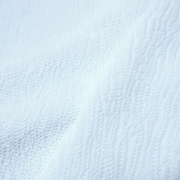 Ткань бифлекс рельефный Ibiza 0028 Bianco (белый) отрез 100*120 см
