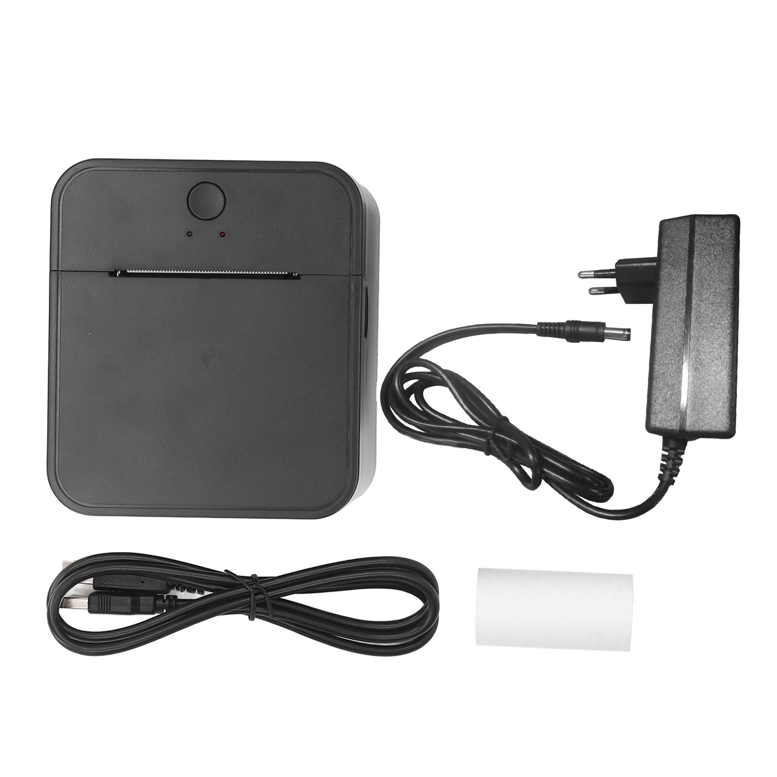 58mm Thermal Receipt Printer Low Noise High Speed Printing USB Interface Portable for Windows Linux 100 240V EU Plug