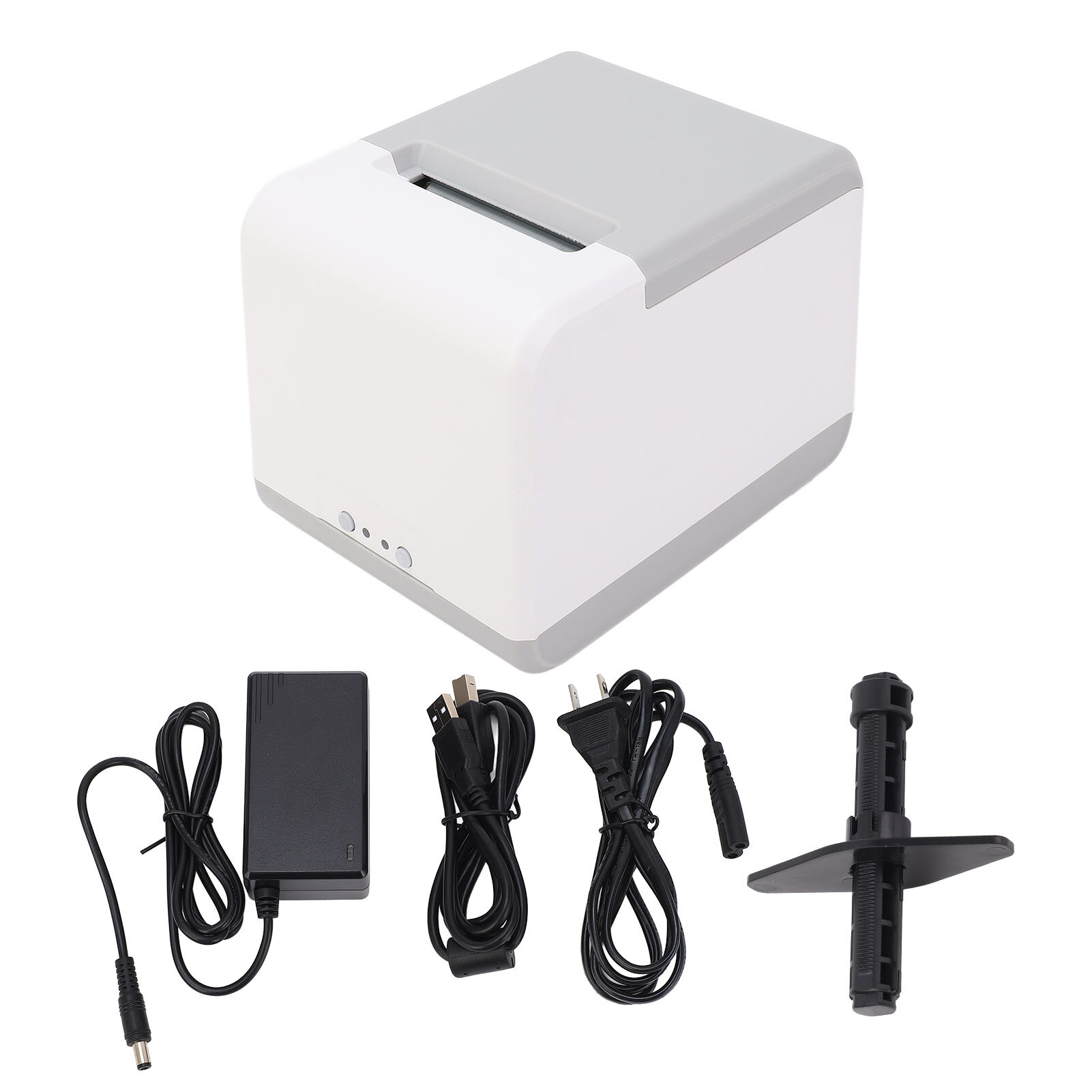 Термопринтер USB Bluetooth со скоростью печати 100 мм/с для этикеток и чеков, подходит для ресторанов, магазинов одежды и магазинов одежды (вилка стандарта США).