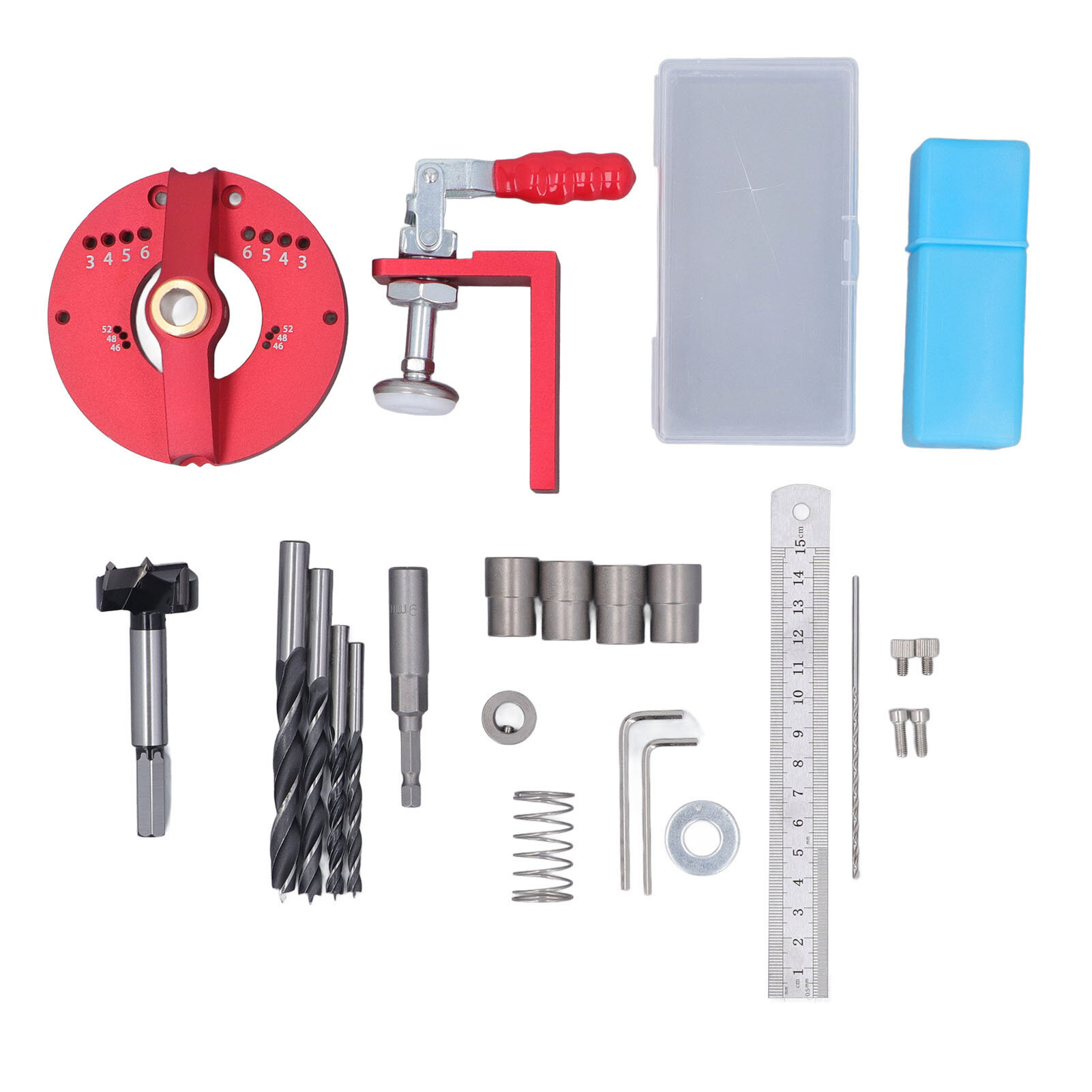 Многофункциональный локатор для пробойника чашечных петель из алюминиевого сплава, локатор для отверстий под шипы из бревна диаметром 35 мм