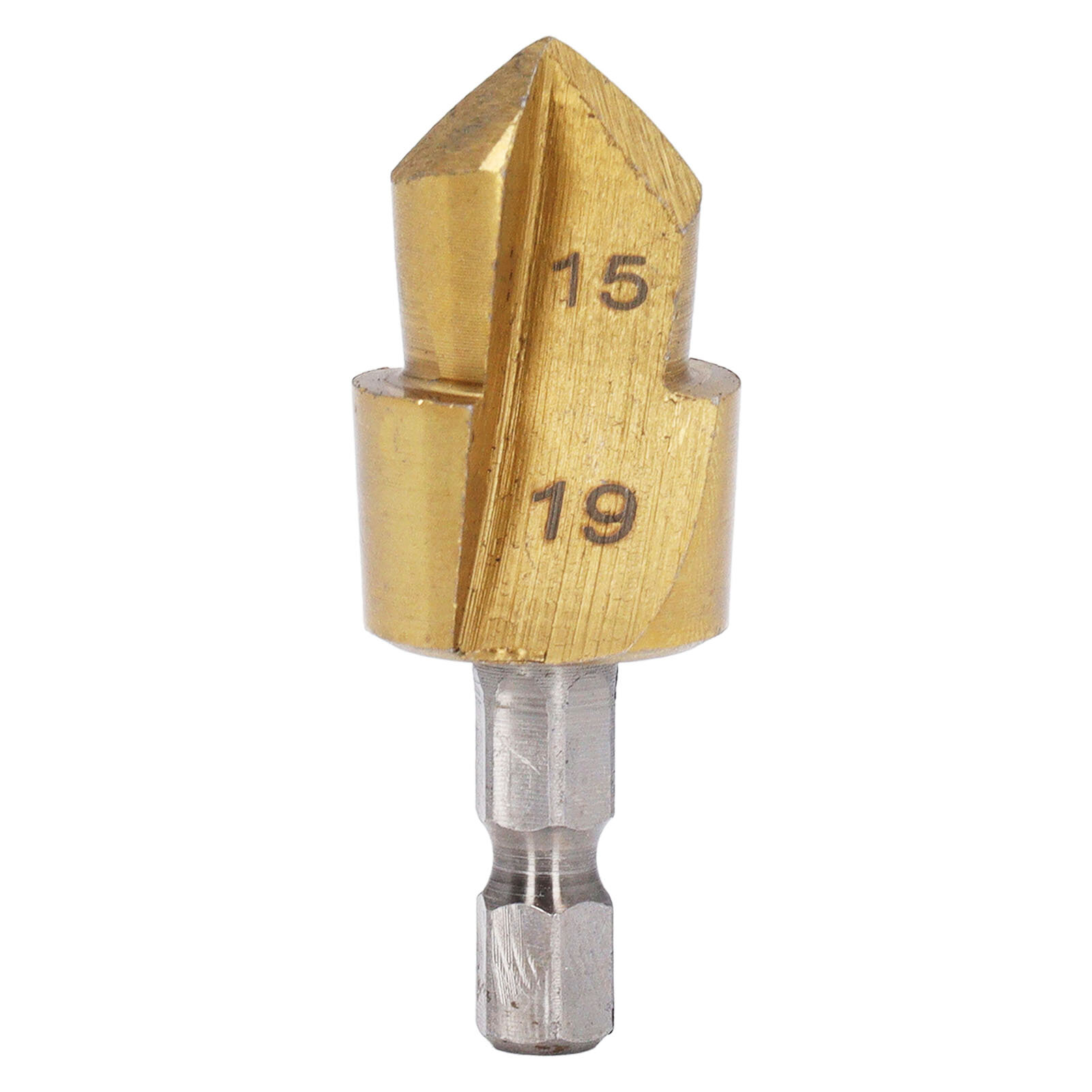 Сверло PPR для подъема труб, 15–19 мм, шестигранный хвостовик 1/4 дюйма, титановое покрытие, высокоуглеродистая сталь, сверло-пробиватель для расширения водопроводных труб.
