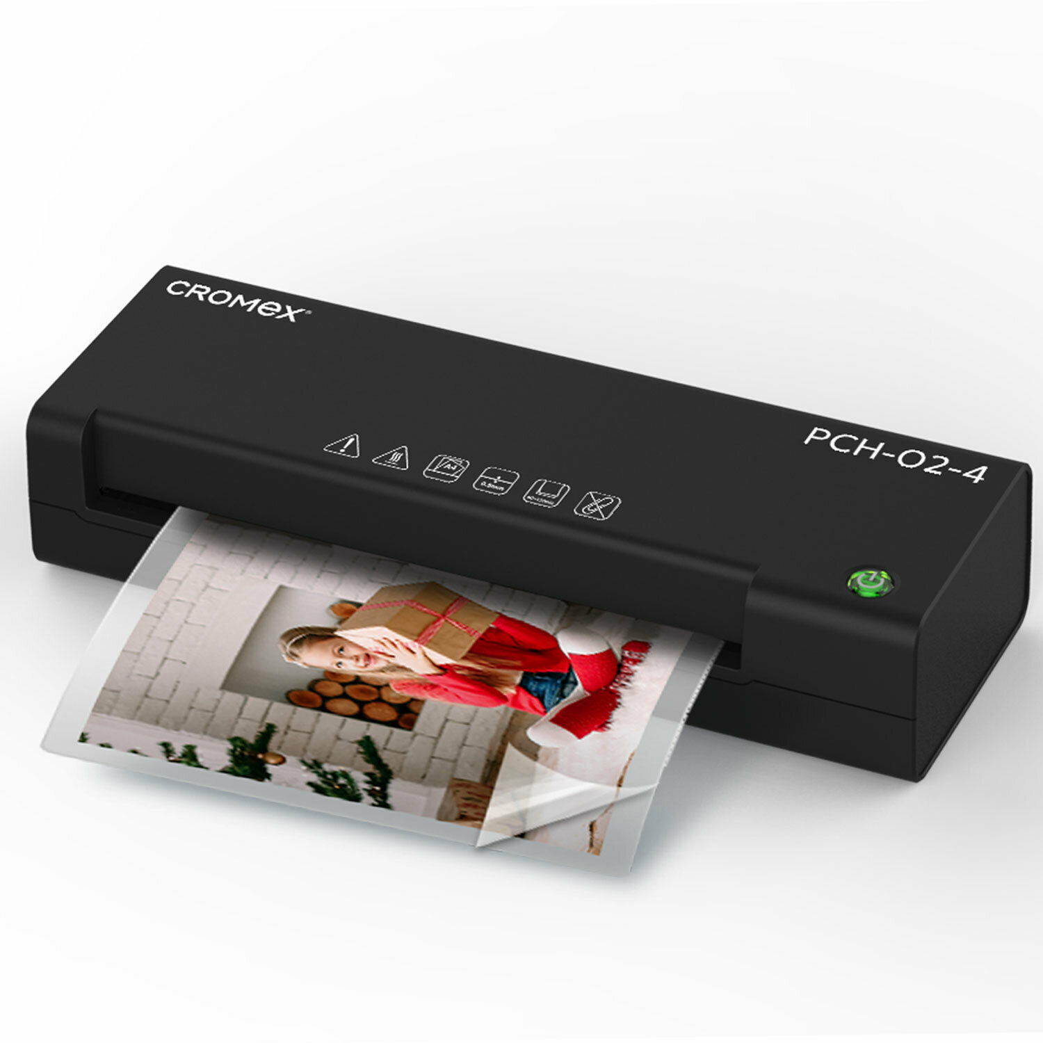 Ламинатор А4, пленки 60-150 мкм, скорость 30 см/мин, 20 пленок В подарок, CROMEX PCH-02-4, 533022