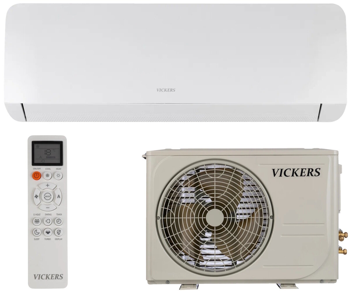 Сплит-система VICKERS Rook on/off VCH-07HE, настенная, белый