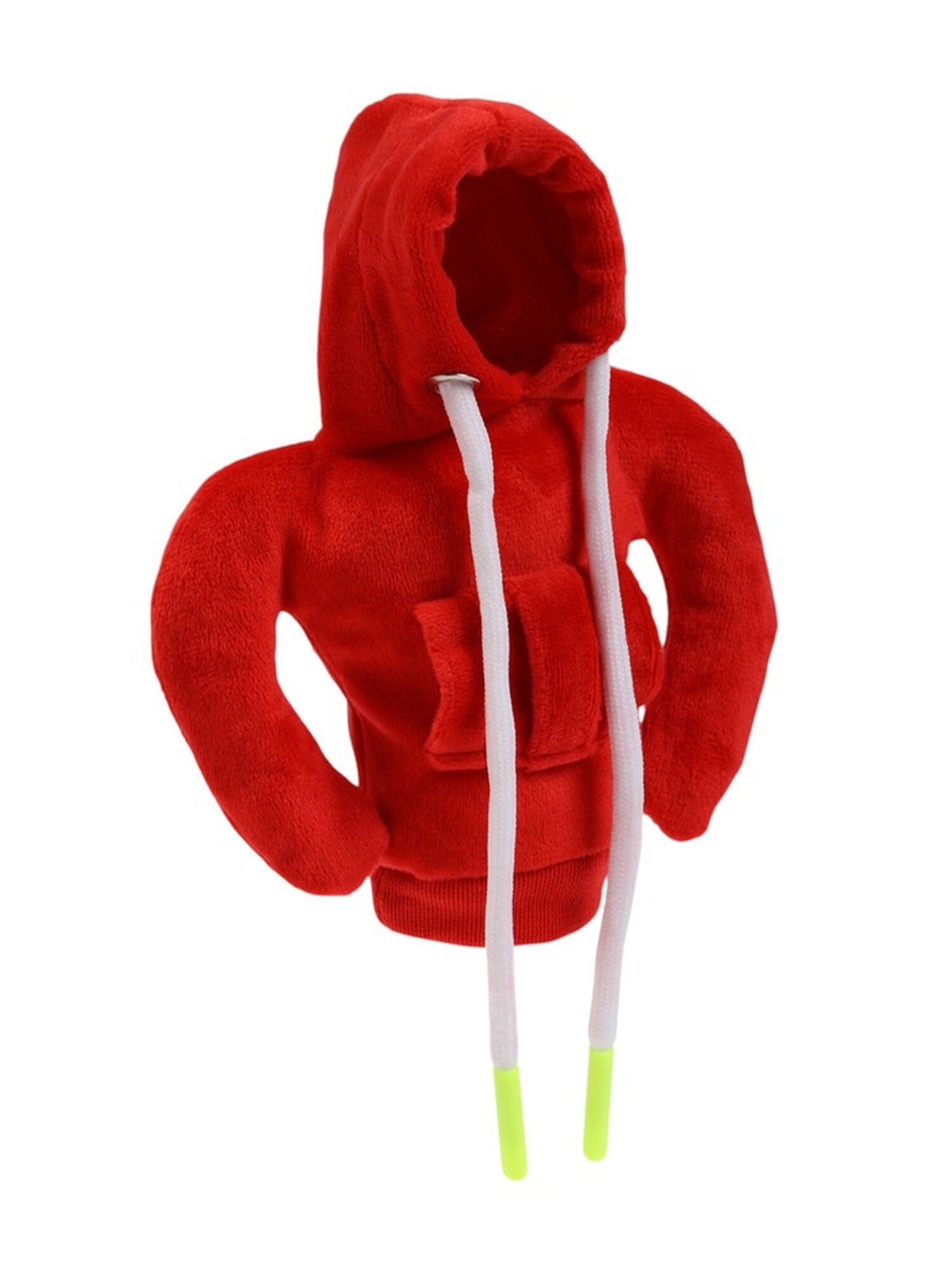 Чехол на рычаг КПП Сима-ленд, в виде худи, универсальный, красный