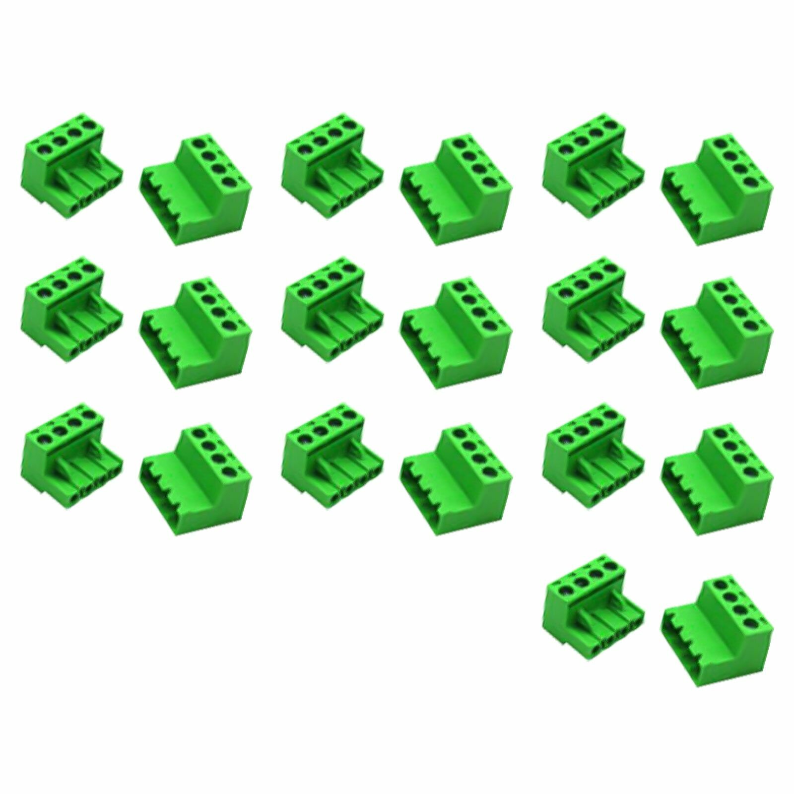 10 комплектов винтовых клеммных блоков с шагом 508 мм 2/4/6/8 контактов