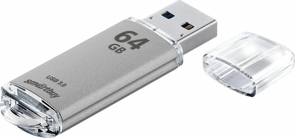 Флешка USB флеш карта (SB64GBVC-S3) 64GB V-CUT SILVER USB