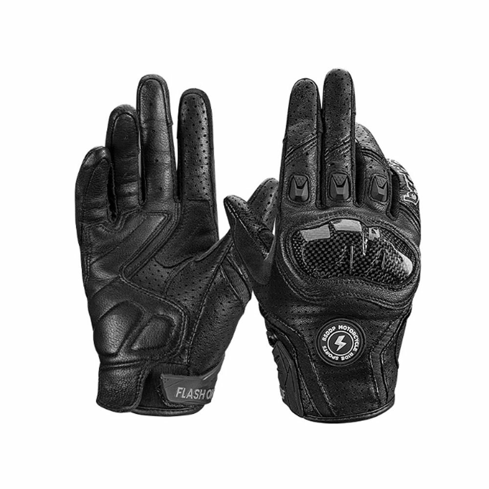 Углеродное волокно мотоперчатки кожаные
