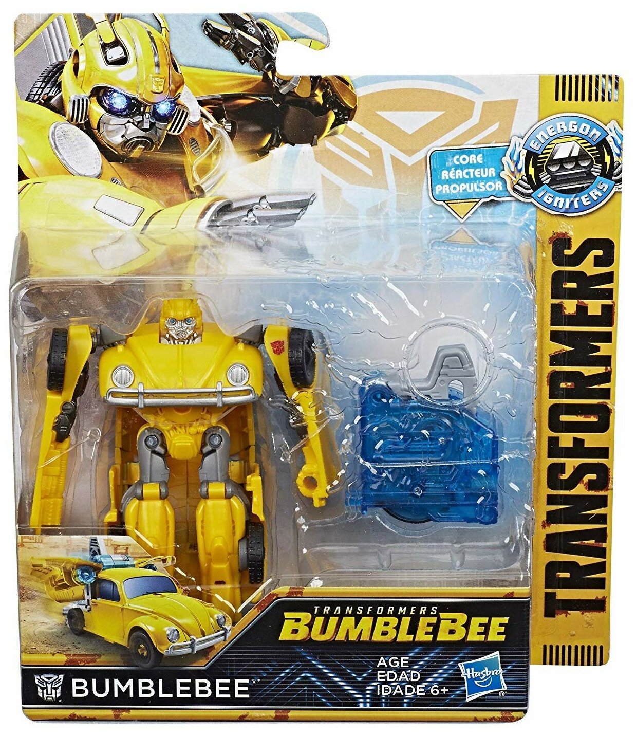 Hasbro Transformers Bumblebee E2087/E2094 Трансформеры Бамблби Заряд Энергона, 15 см