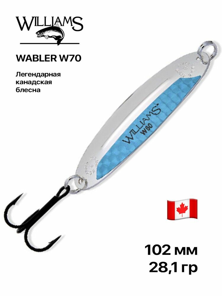 Блесна Williams Wabler W70, 102 мм, 28,1 гр, #EB