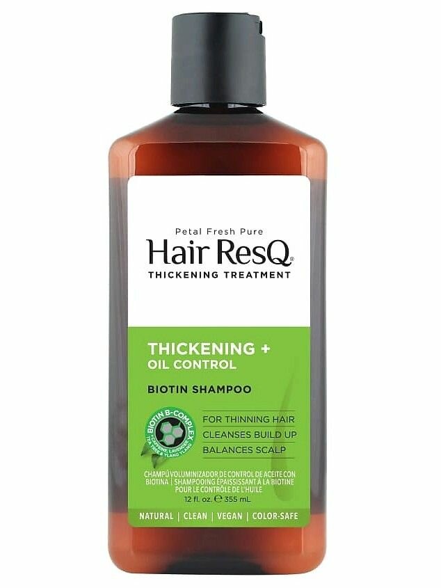 PETAL FRESH Шампунь для жирных волос Hair ResQ Thickening + Oil Control Shampoo