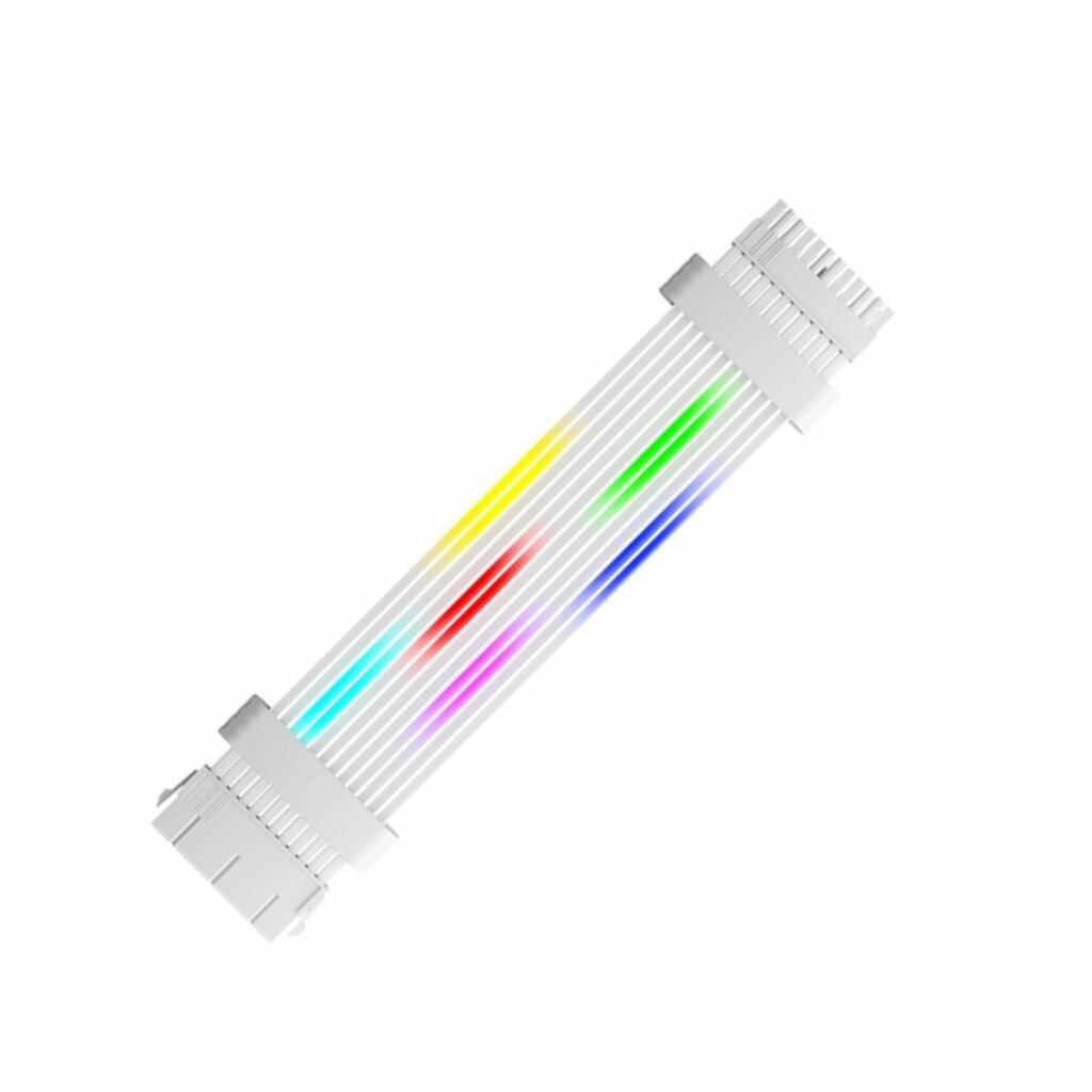 Компьютерные кабели,5V 24Pin настольная материнская плата ARGB неоновый кабель - белый