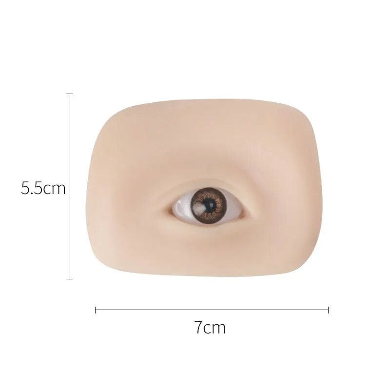 Манекен для наращивания ресниц, татуировка бровей, практика, аксессуары для макияжа кожи, инструменты для обучения прививку ресниц