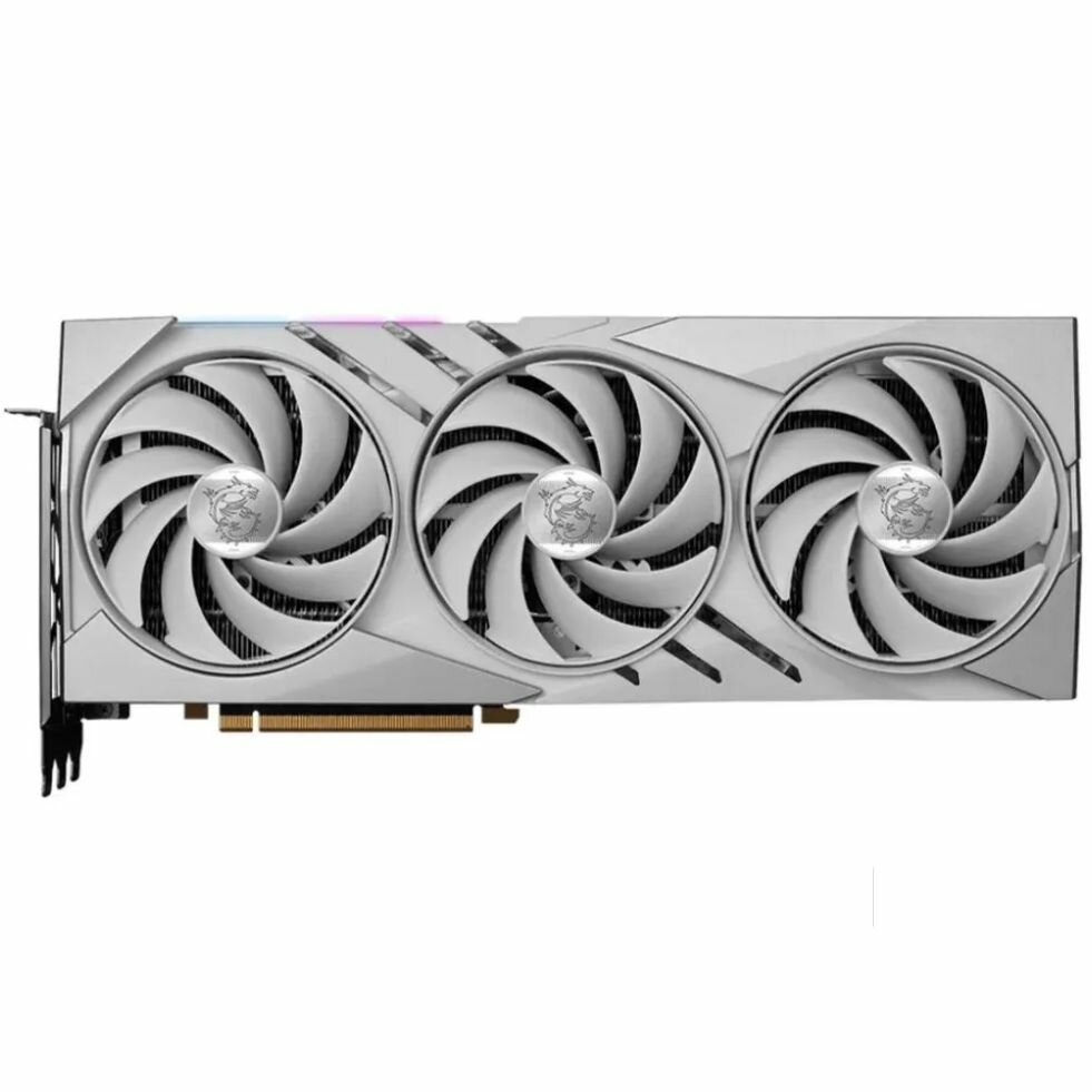 Видеокарта MSI GeForce RTX 4080 SUPER GAMING X SLIM WHITE (RTX 4080 SUPER 16G GAMING X SLIM WHITE) - PCI Express 4.0, 16 ГБ, GDDR6X, 256 бит, DisplayPort, HDMI, GPU 2610 МГц