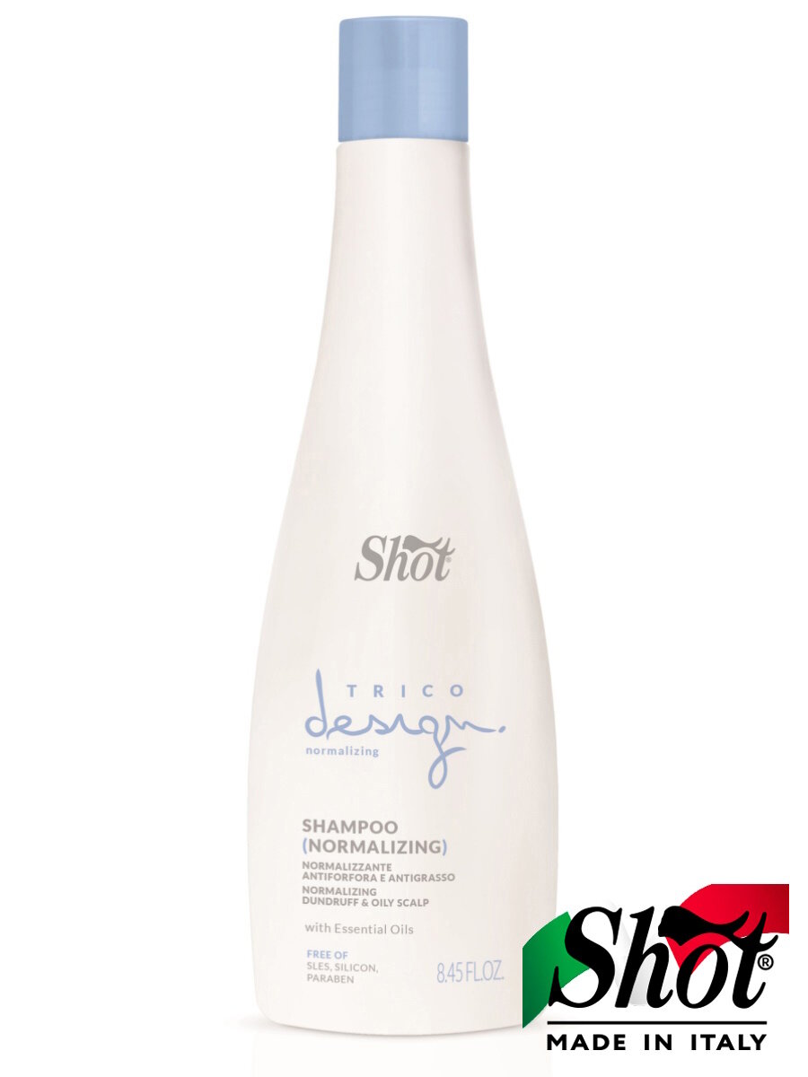 Шампунь против перхоти для жирной кожи головы Shot Trico Design Normalizing Shampoo 250 мл