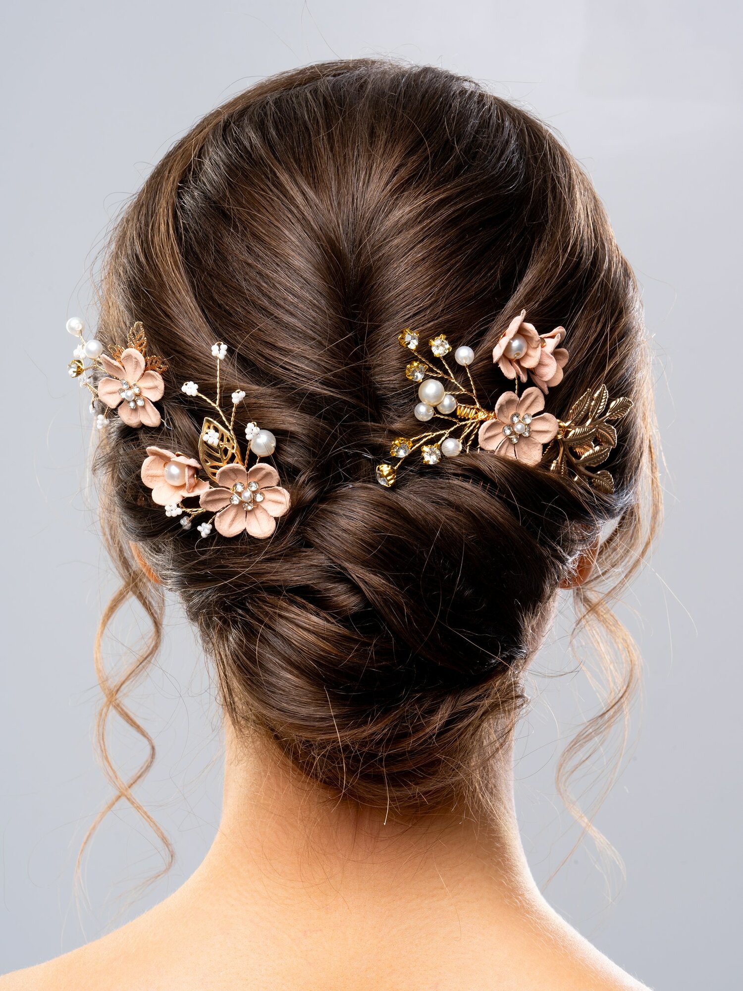 Гребень для волос и шпильки 2 шт, комплект заколок для волос