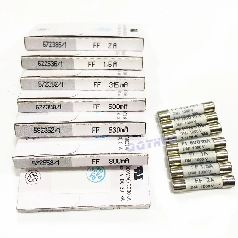 Керамический предохранитель DMI FF 16A 500V, 10 шт.