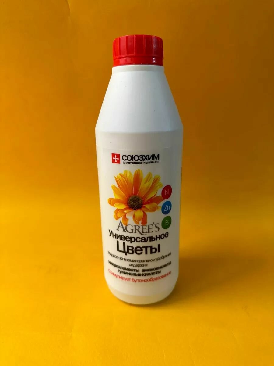 Органоминеральное удобрение Агрис Цветы универсальное 250 мл