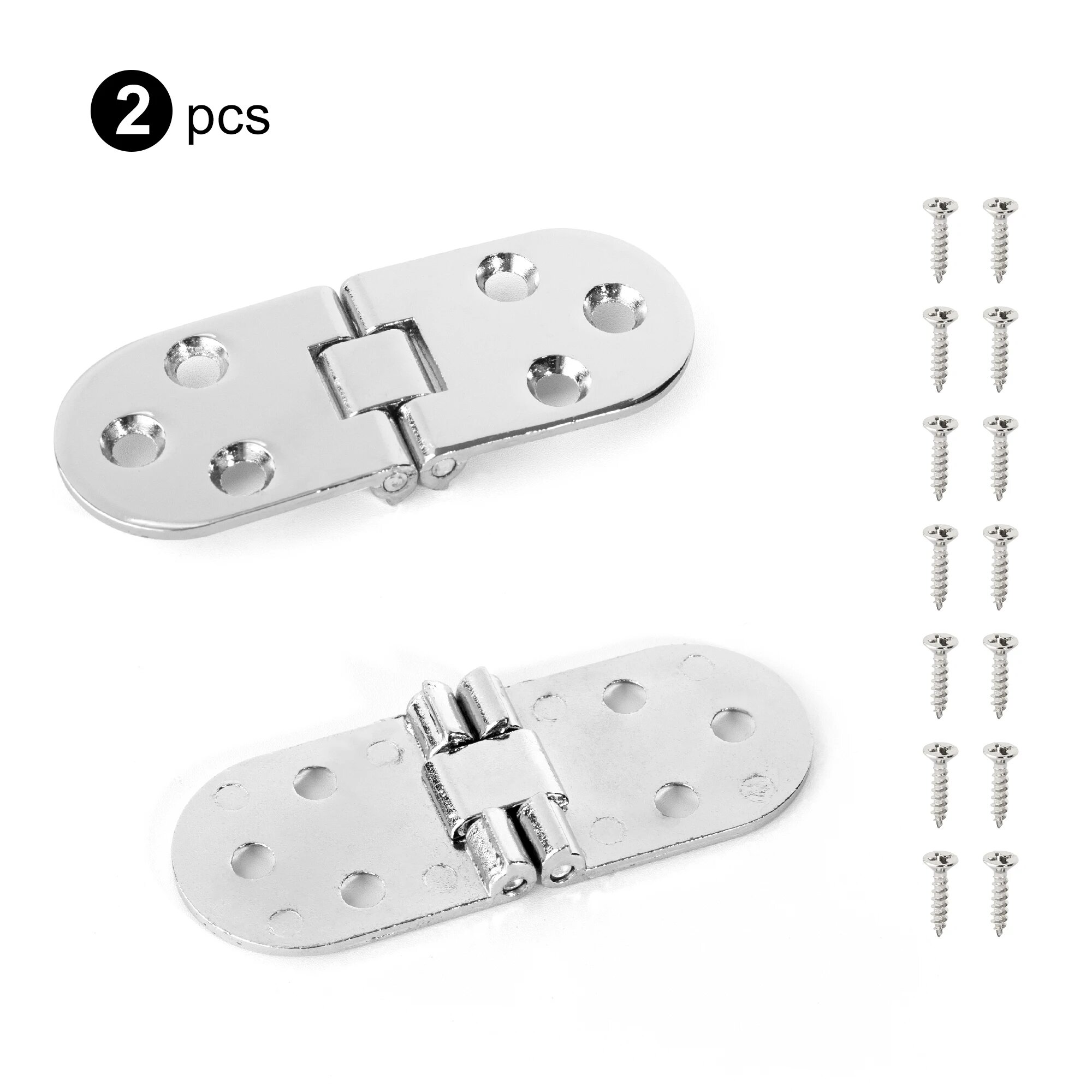 Складные петли для стола 180 градусов 2 шт. Nickel 2pcs