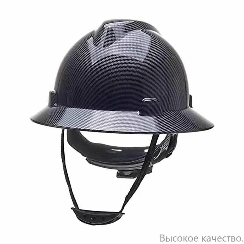 Каска L800, карбон, строительная, с регулировкой, крепление оголовья 6 точек