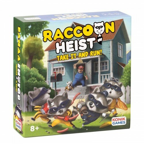 Настольная игра Konik Games "Банда Енотов" (полукооператив, 2-5 игроков, 8+)