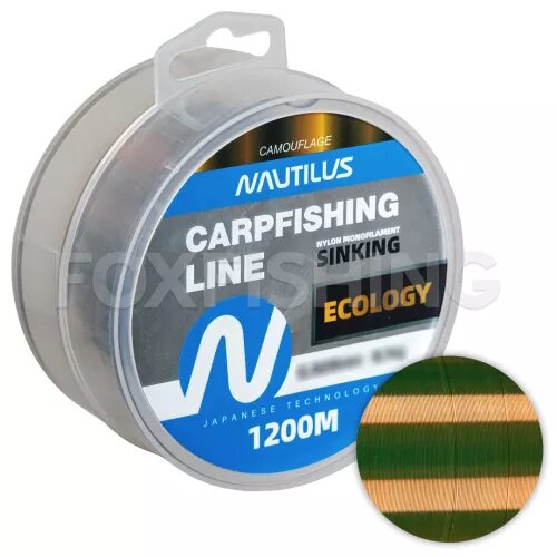 Леска Nautilus Ecology 0,331мм,9,5кг, 1200м. camouflage