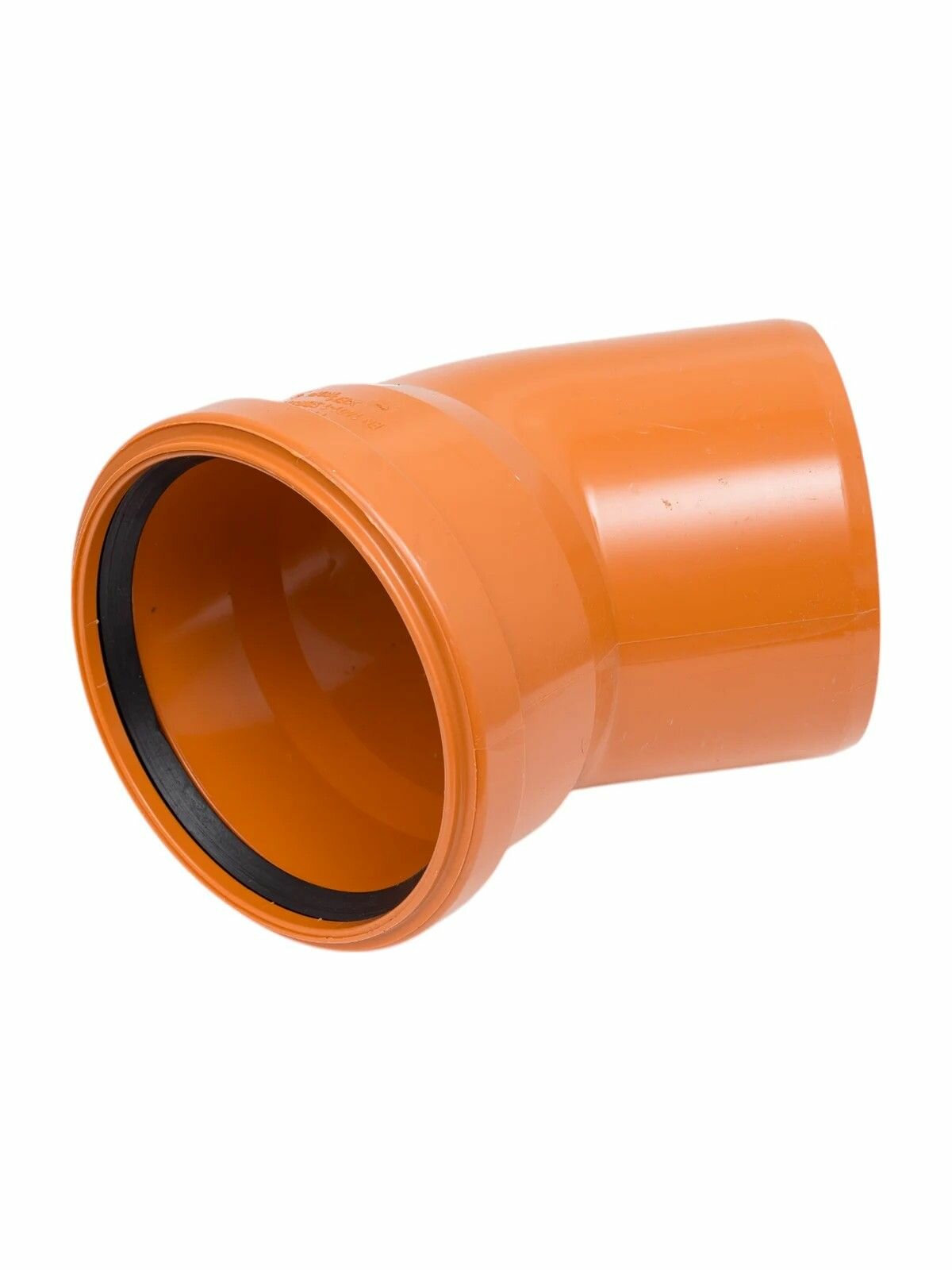 Отвод 110 45 градусов для канализации наружная Hemkor рыжая - 2 шт.