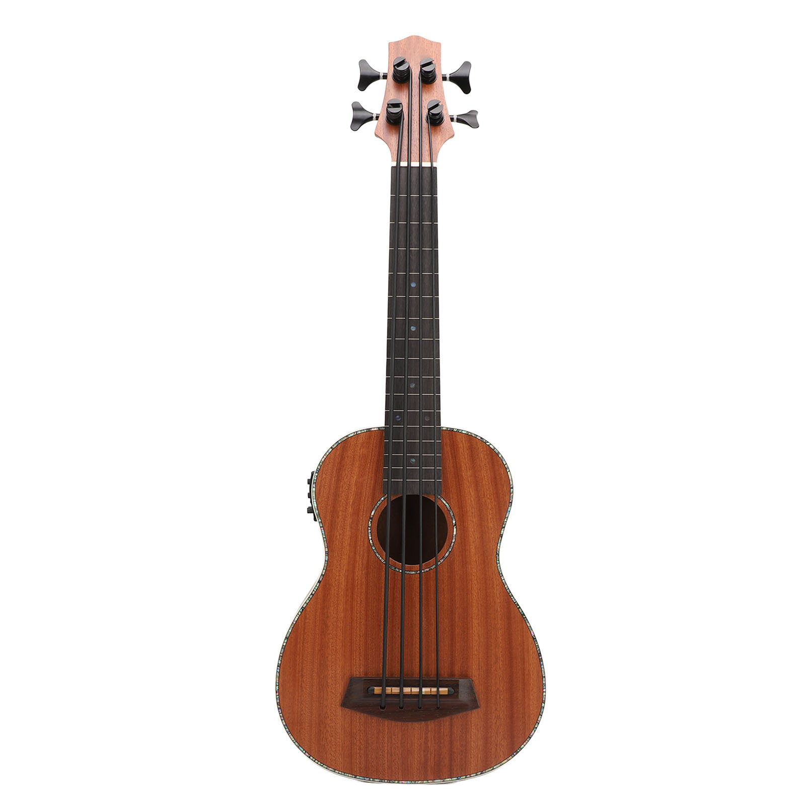 Bass Guitar 16 Frets Acoustic 4 String Ukulele Wooden with Equalizer for Concert