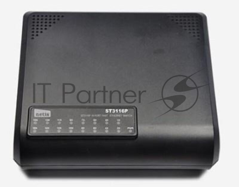 Коммутатор Netis ST3116P неуправляемый настольный 16x10/100/1000BASE-T