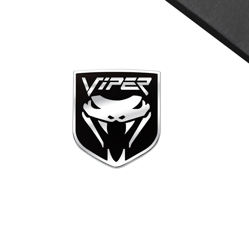 VIPE Эмблема для стайлинга автомобиля 3D Наклейка металлическая передняя крышка решетка багажника для путешествий зарядное устройство Durango Мститель Дротика Кобра Змея 3