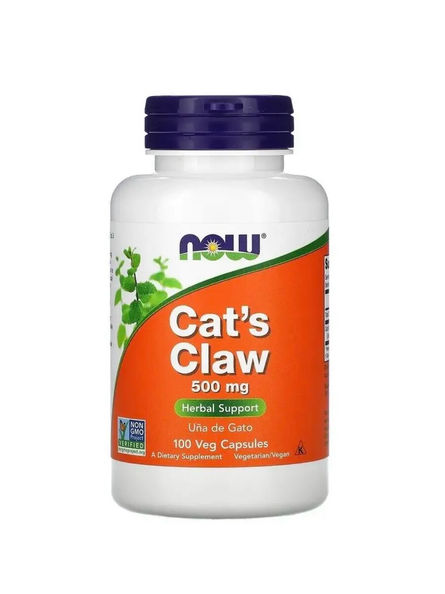 Кошачий коготь ( CAT'S CLAW) 500 мг, 100 капсул