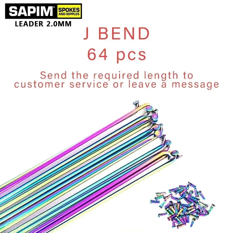 Sapim 2.0 мм спицы для велосипедов J-BEND 64pcs