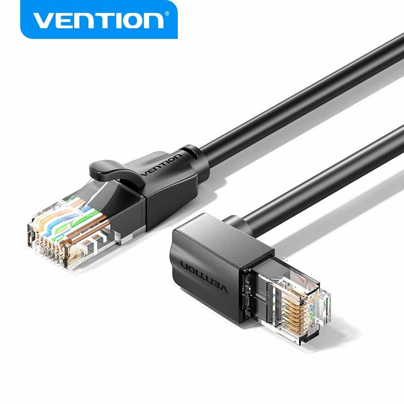 Патч-корд 5 метров cat.6 интернет кабель SF/UTP Vention Ethernet прямой RJ45 угловой 90 арт. IBWBJ